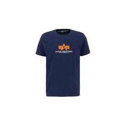 Alpha Industries Shirt Herren Größe XS navy / orange