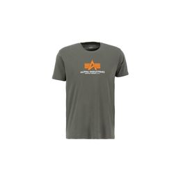 Alpha Industries T-Shirt Herren Größe XS khaki / orange / weiß