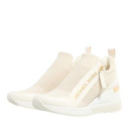 Michael Kors Low-Top Sneaker - Willis Wedge Trainer - Gr. 39 (EU) - in Champagnerfarben - f&uuml;r Damen