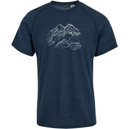Regatta Escade Herren T-shirt dunkelblau M - Herrenshirts, -hemden & -pullover
