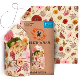 Bees Wrap Pflanzenwachstuch Vegan Meadow Magic f&uuml;r Sandwiches - Lebensmittelbeh&auml;lter / Vorratsdosen von BeesWrap