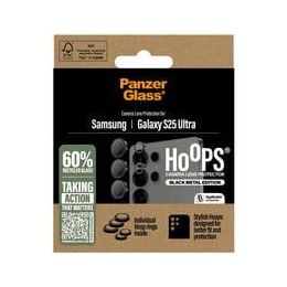 PanzerGlass Hoops Kameraschutz, Schutzfolie schwarz, Samsung Galaxy S25 Ultra