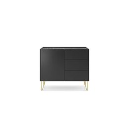 M&ouml;bel Kraft Sideboard schwarz Ma&szlig;e (cm): B: 97 H: 83 &raquo; M&ouml;bel Kraft