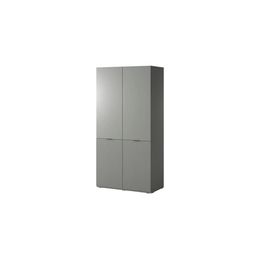 M&ouml;bel Kraft Dreht&uuml;renschrank 101 cm breit grau Ma&szlig;e (cm): B: 101 H: 200 &raquo; M&ouml;bel Kraft