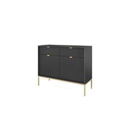 M&ouml;bel Kraft Sideboard schwarz Ma&szlig;e (cm): B: 104 H: 83 &raquo; M&ouml;bel Kraft