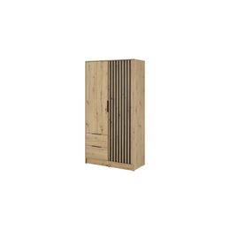 M&ouml;bel Kraft Dreht&uuml;renschrank braun Ma&szlig;e (cm): B: 105 H: 200 &raquo; M&ouml;bel Kraft