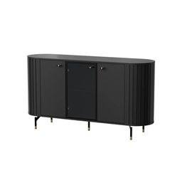 M&ouml;bel Kraft Sideboard schwarz Ma&szlig;e (cm): B: 150 H: 81 &raquo; M&ouml;bel Kraft