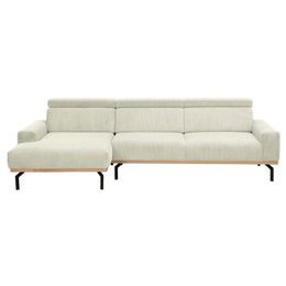 Max Winzer Ecksofa mit Holzsockel Emmi creme Maße (cm): B: 280 H: 92 » Möbel Kraft