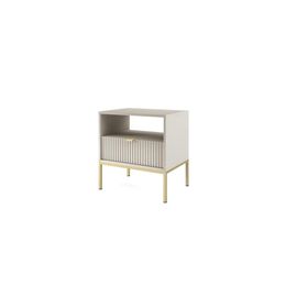 M&ouml;bel Kraft Nachtkommode beige Ma&szlig;e (cm): B: 54 H: 56 &raquo; M&ouml;bel Kraft