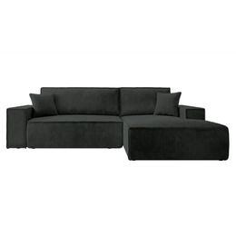 Selsey Ecksofa mit Schlaffunktion Farese schwarz Maße (cm): B: 267 H: 85 » Möbel Kraft