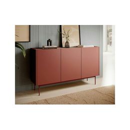 M&ouml;bel Kraft Sideboard rot Ma&szlig;e (cm): B: 144 H: 83 &raquo; M&ouml;bel Kraft