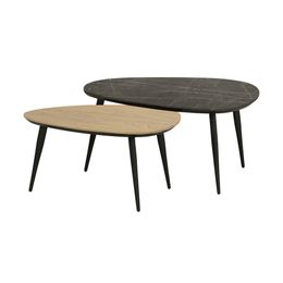 U.N.O uno Couchtisch 2er Set Dortmund holzfarben Tische > Couchtische > Couchtische nach Material &raquo; Sofa DE