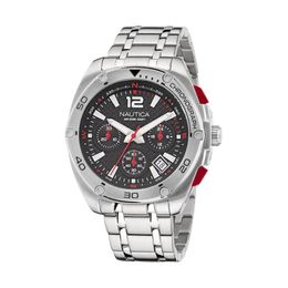 Nautica Analog Watch 'Nautica' male Silver size One Size