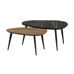 U.N.O uno Couchtisch 2er Set Dortmund holzfarben Ma&szlig;e (cm): B: 60 H: 45 Tische > Couchtische > Couchtische nach Material &raquo; Sofa DE