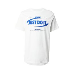 Nike Sportswear T-Shirt Herren Größe XS blau / weiß