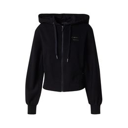 Armani Exchange Zip-Up Hoodie female Black size XL