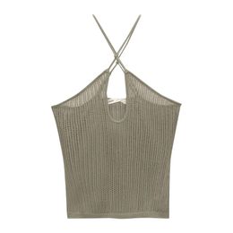 Pull&Bear Pull&bear Knitted Top female Green size XS