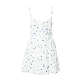 Hollister Kleid Damen Größe 36 blau / hellblau / weiß