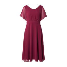 Vera Mont Kleid Damen Gr&ouml;&szlig;e 46 dunkelrot Winterkleid