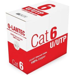 Alantec KIU6PVC305NC Netzwerkkabel U/UTP (UTP) (U/UTP, CAT6, 305 m), Netzwerkkabel