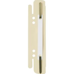Leitz, Ordner Zubehör, Einsteck-Heftstreifen, 38 x 158 mm, PVC, sand