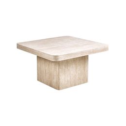Beliani Couchtisch DUSON in Beige - (W) 80 x (H) 44 x (L) 80 cm | Gr.: onesize