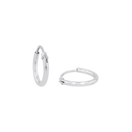 Amor Creolen Silber 925, rhodiniert in Silber | Gr.: onesize
