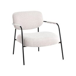 Beliani Sessel AUSVIKA in Beige/Schwarz - (W) 70 x (H) 7 x (L) 71 cm | Gr.: onesize