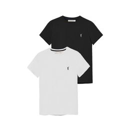 Polo Club 2 tlg. Set: T-Shirt in Mehfarbig | Gr.: M