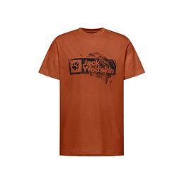 Jack Wolfskin T-Shirt in Ocker | Gr.: 3XL