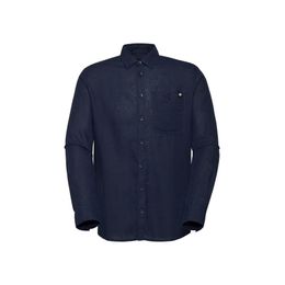 Mammut Langarmhemd in Navy | Gr.: M