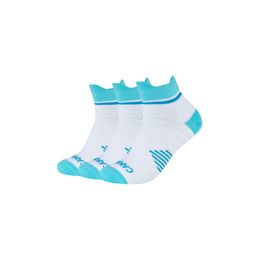 Camano Sport-Kurzsocke performance training light 3er Pack function in blue fish | Gr.: 35-38