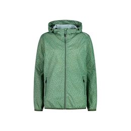 CMP Woman Rain Fix Hood Jacket in Grün | Gr.: 42