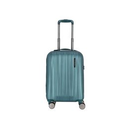 Polestream Moonrock 4 Rollen Kabinentrolley 55 cm mit Dehnfalte in deepsea green brushed | Gr.: onesize