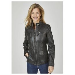 7eleven Lederjacke SEKANDI in Schwarz | Gr.: 44