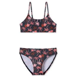 Schiesser Bustier-Bikini Aqua Teens Girl in grau, rot | Gr.: 152