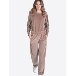Vivisence Jogginganzug '9206kmpl' Damen Gr&ouml;&szlig;e XL beige