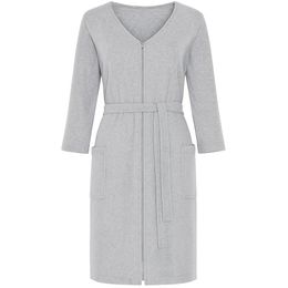Vivisence Long Bathrobe '5011' female Grey size XL
