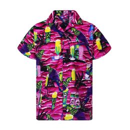 King Kameha Shirt 'Parrot Beer' male Pink size M