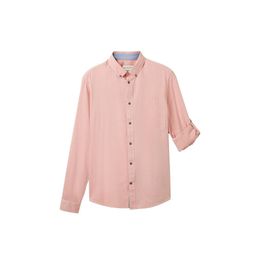 Tom Tailor Button Up Shirt male Pink size XXL
