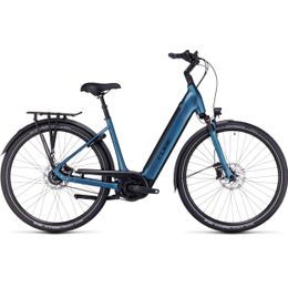 Cube Supreme Hybrid EXC 500 | Gr. 46 cm | Aluminium E-Citybike Blau