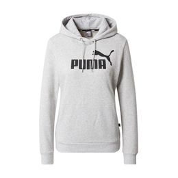Puma Athletic Sweatshirt 'ESSENTIAL Logo Hoodie' female Grey size XXS