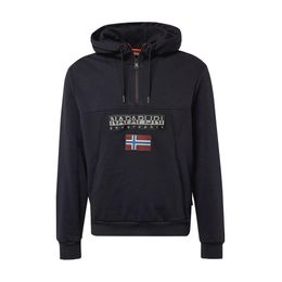 Napapijri Sweatshirt 'Burgee Hzh 2.0' male Black size XL