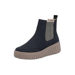 Rieker Chelsea Boots Damen Gr&ouml;&szlig;e 37 ecru / nachtblau Winterschuhe
