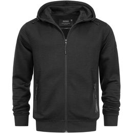 INDICODE Jeans Zip-Up Hoodie male Black size S
