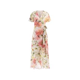 Guess Kleid 'New Juna' Damen Größe 40 beige / gelb / grün / rosa Winterkleid