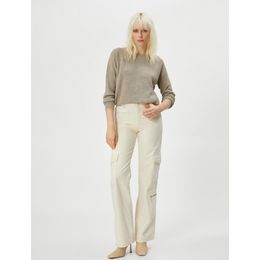 KOTON Pullover Damen Größe XL beige