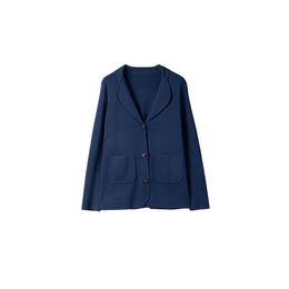 Camomilla Italia Knit Cardigan 'Gianitoba' female Blue size 42