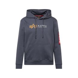 Alpha Industries Sweatshirt Herren Größe M goldgelb / dunkelgrau / weiß