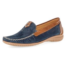 Gabor Mokassin Damen Gr&ouml;&szlig;e 37 navy / braun